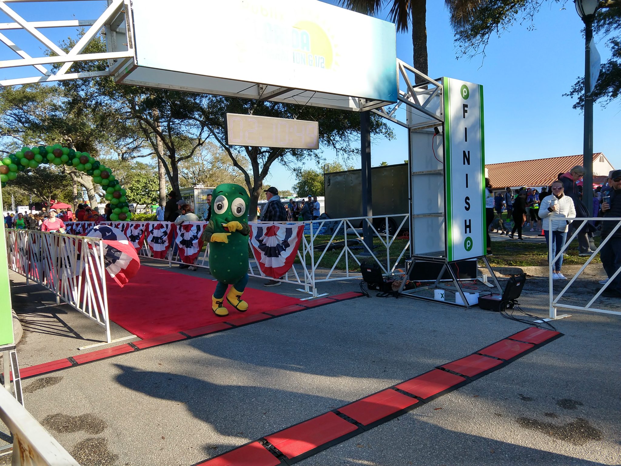 Mascot Run - Health First Florida Marathon Weekend